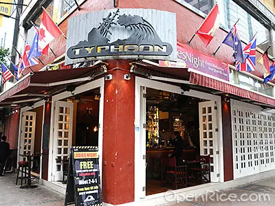 Typhoon的餐牌 – 香港灣仔的西式酒吧 | OpenRice 香港開飯喇